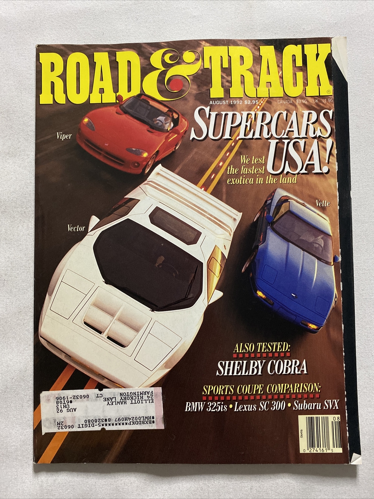 1992 August Road & Track Magazine Nissan 300ZX And 240SX SE ...