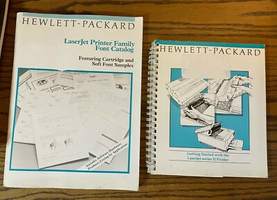 Hewlett-Packard HP LaserJet series II Printer Getting Started Guide and ...