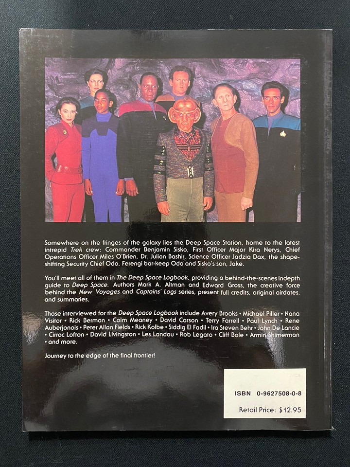 The Deep Space Log Book By Mark A. Altman and Edward Gross Unused | eBay