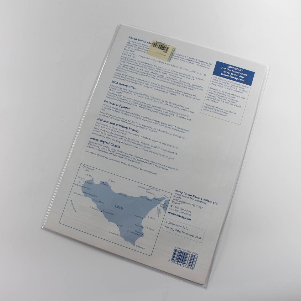 Imray Chart M31: Sicilia book by Imray 9781846233258 | eBay