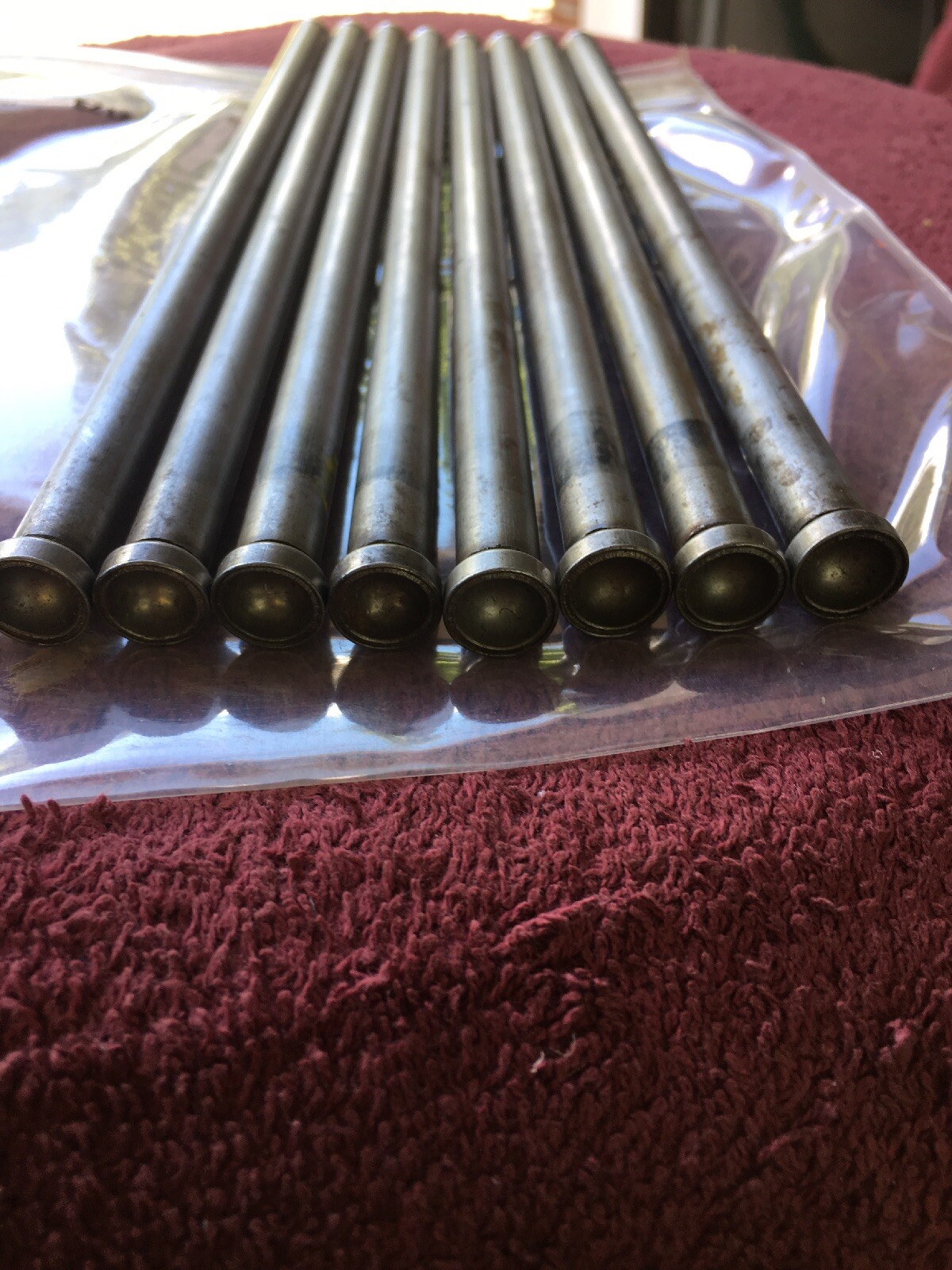 Ford Boss 429 Intake Push Rod Set Bbf Holman Moody 8 Pushrods | OE