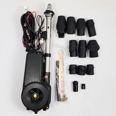 Universal Retractable Electric Antenna / Aerial Kit For Classic Cars ...