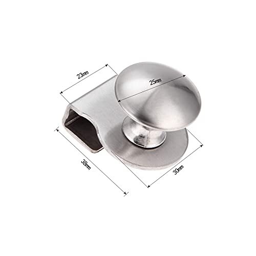 4PCS Glass Door Pull Handle/Clamp/Clips for Glass 5-8mm Showcase ...