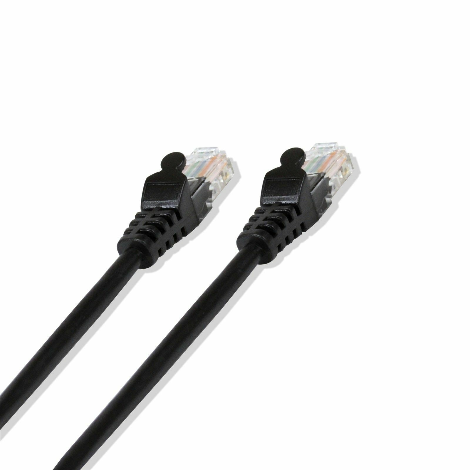 Cat6 UTP Ethernet Patch Cable 550Mhz 24Awg Black 25Ft (3 Pack) | eBay