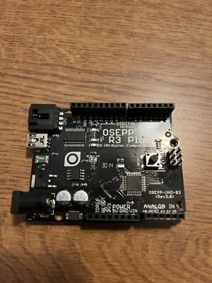 OSEPP Uno R3 Plus(black circuit board) new with open box and works ...