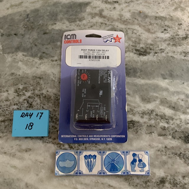 ICM Controls ICM253 Post Purge Fan Delay Timer 12 - 390 Second ...