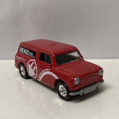 Matchbox CUSTOM W/REAL RIDERS Red 1965 Austin Mini Van | eBay