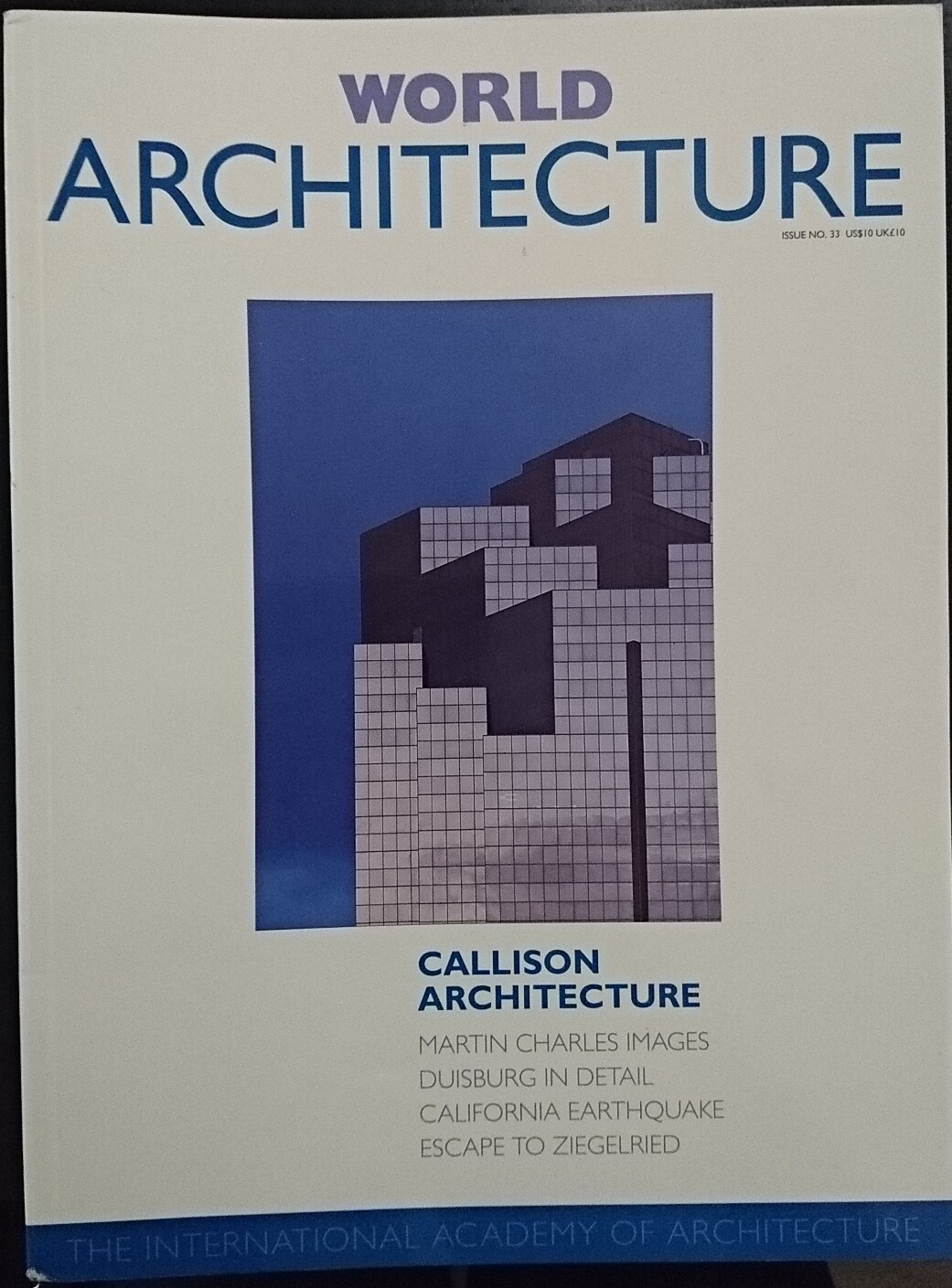 World Architecture - Callison Architecture Monograph - Issue 33, Jan ...