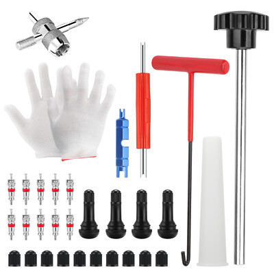 Tire Valve Stem Core Replacement Tool Kit TR413 Valve Core Remover ...