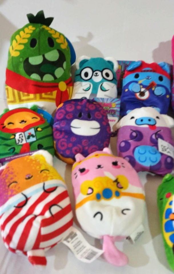 Lot of Cats vs Pickles and more Plush Toys by Cepia | eBay