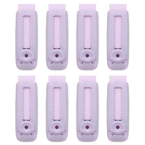8 Pack Erasers, Pencil Erasers Large Eraser Push Pull Cute Soft, Purple ...