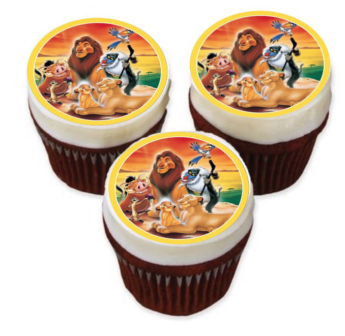 Printable Lion King Cupcakes Simba Cupcake Lion King Cuttable