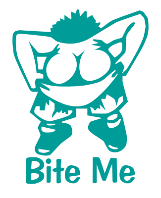 Bite Me Cartoon
