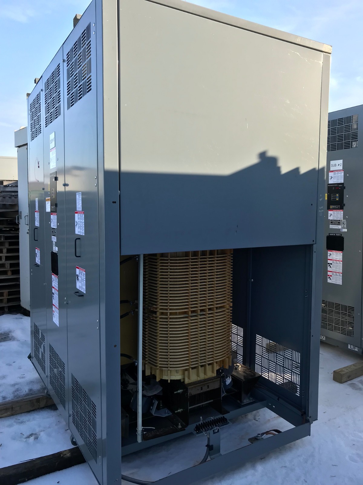 square-d-power-dry-ii-2000-2667-kva-class-aa-fa-transformer-ebay