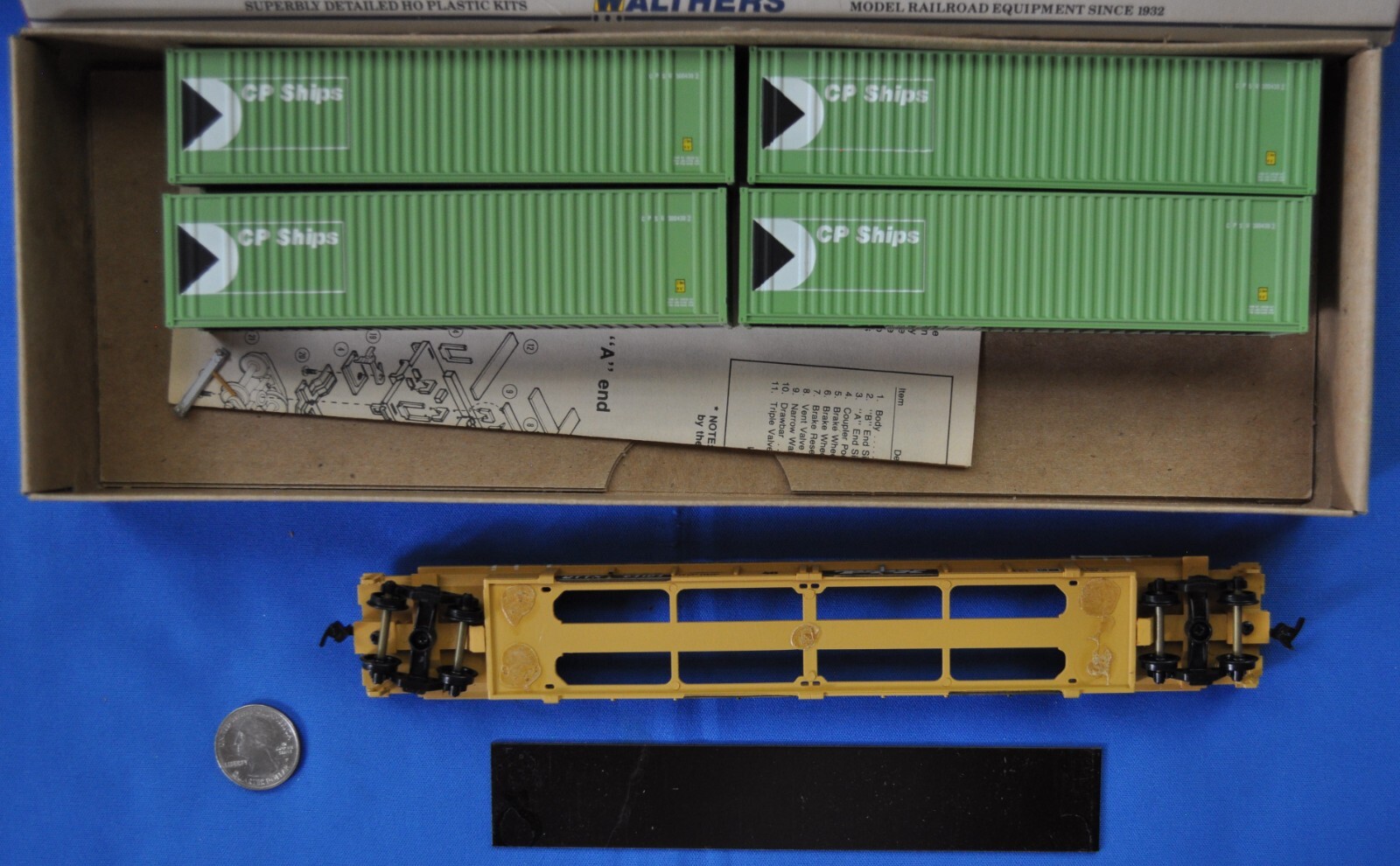 Walthers HO Scale TTX DTTX 70' Thrall Double Stack Car 932-3901 w ...