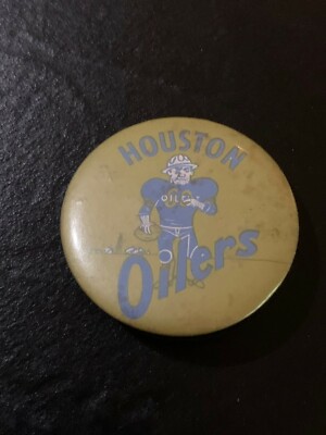 1969 Houston Oilers Logo AFL Football Button | eBay
