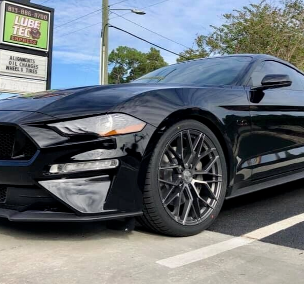 20" Avant Garde M520-R Metallic Dark Graphite Wheels Ford Mustang S197 ...