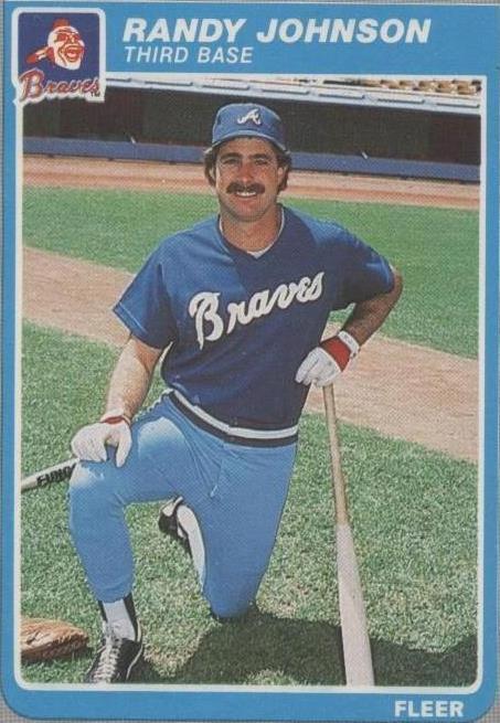 1985 Fleer - Randy Johnson #330 for sale online | eBay