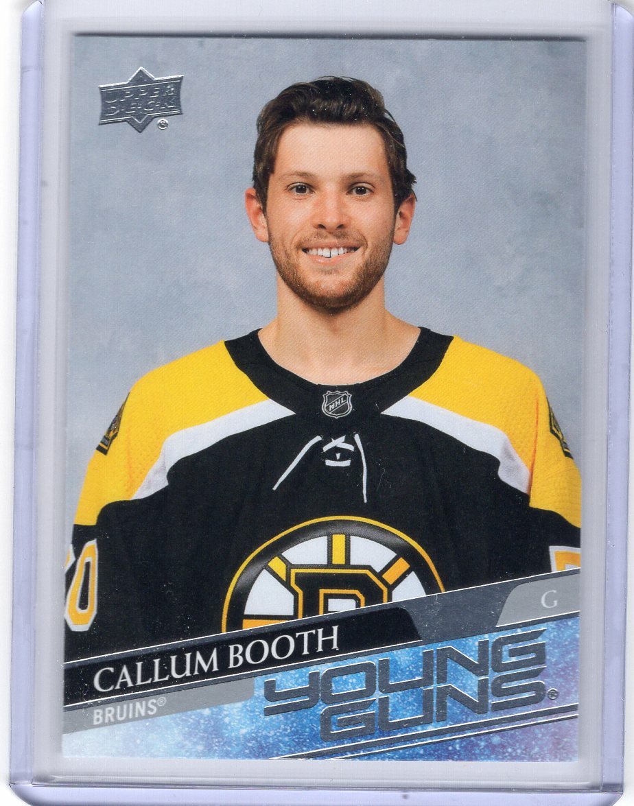 CALLUM BOOTH 2020-21 Upper Deck Extended Series YOUNG GUNS #704 ...