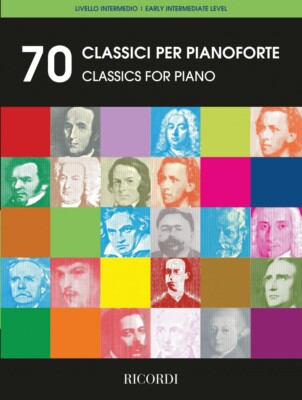 70 Classics for Piano Sheet Music Early Intermediate Level Piano Book ...