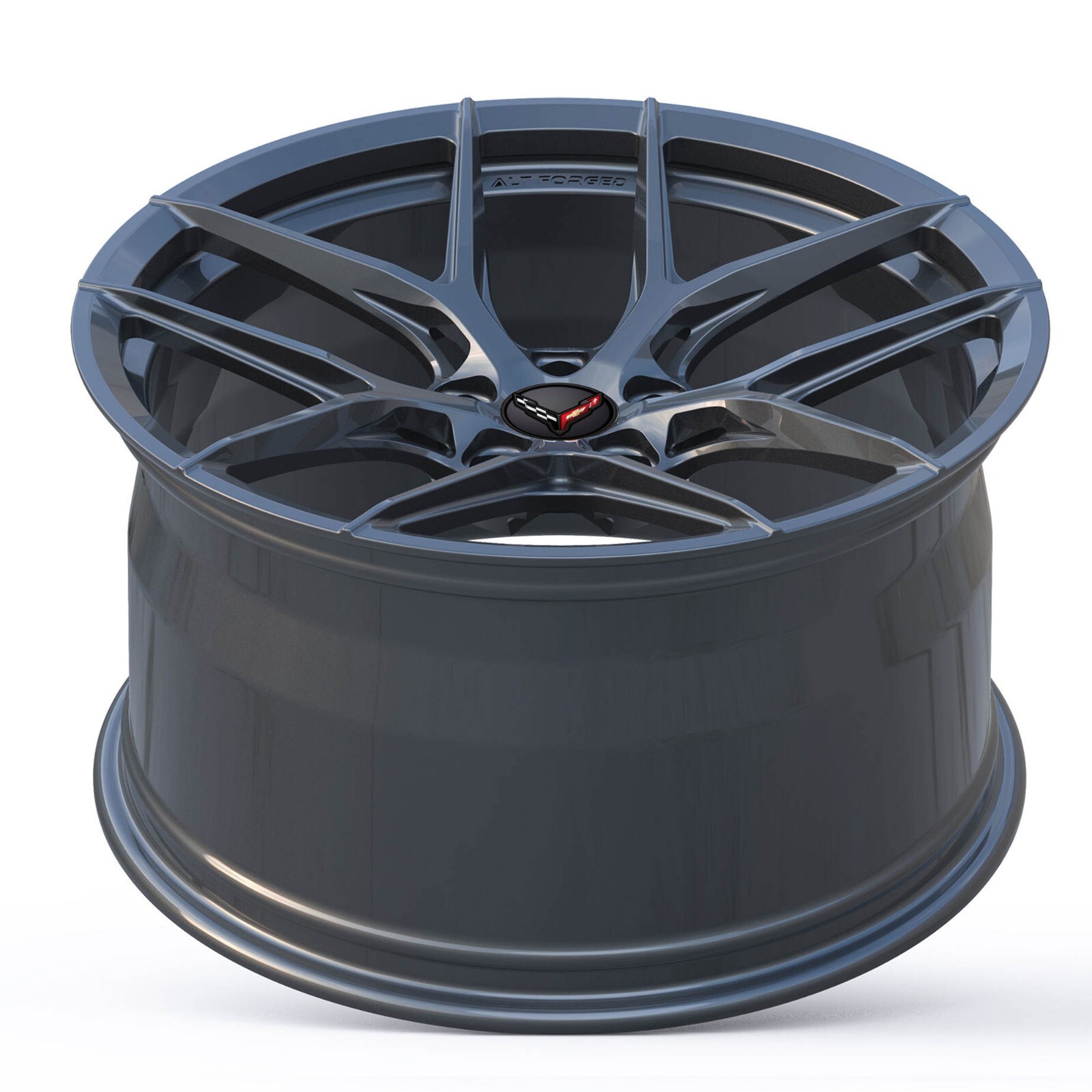 20" 21" ALT5 Forged Gunmetal wheels for C8 Corvette Z51 Stingray rims ...