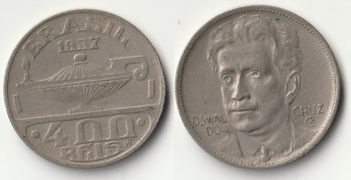 1937 Brazil 400 reis coin | eBay