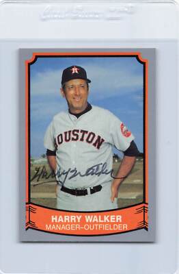 1989 Pacific #190 Harry Walker Astros Signed Auto *J9800 | eBay