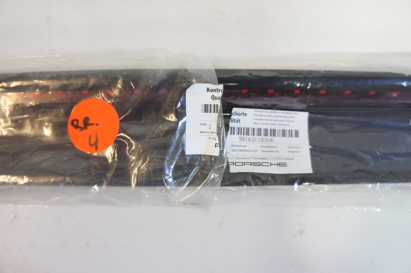 Porsche 718 982 981 Cayman Bremsleuchte Zusatzbremsleuchte 98163118303 ...