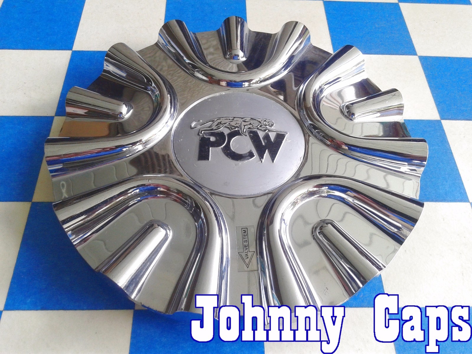 PCW Wheels [35] Chrome Center Caps # EMR-163 Custom Wheel Center Hub ...
