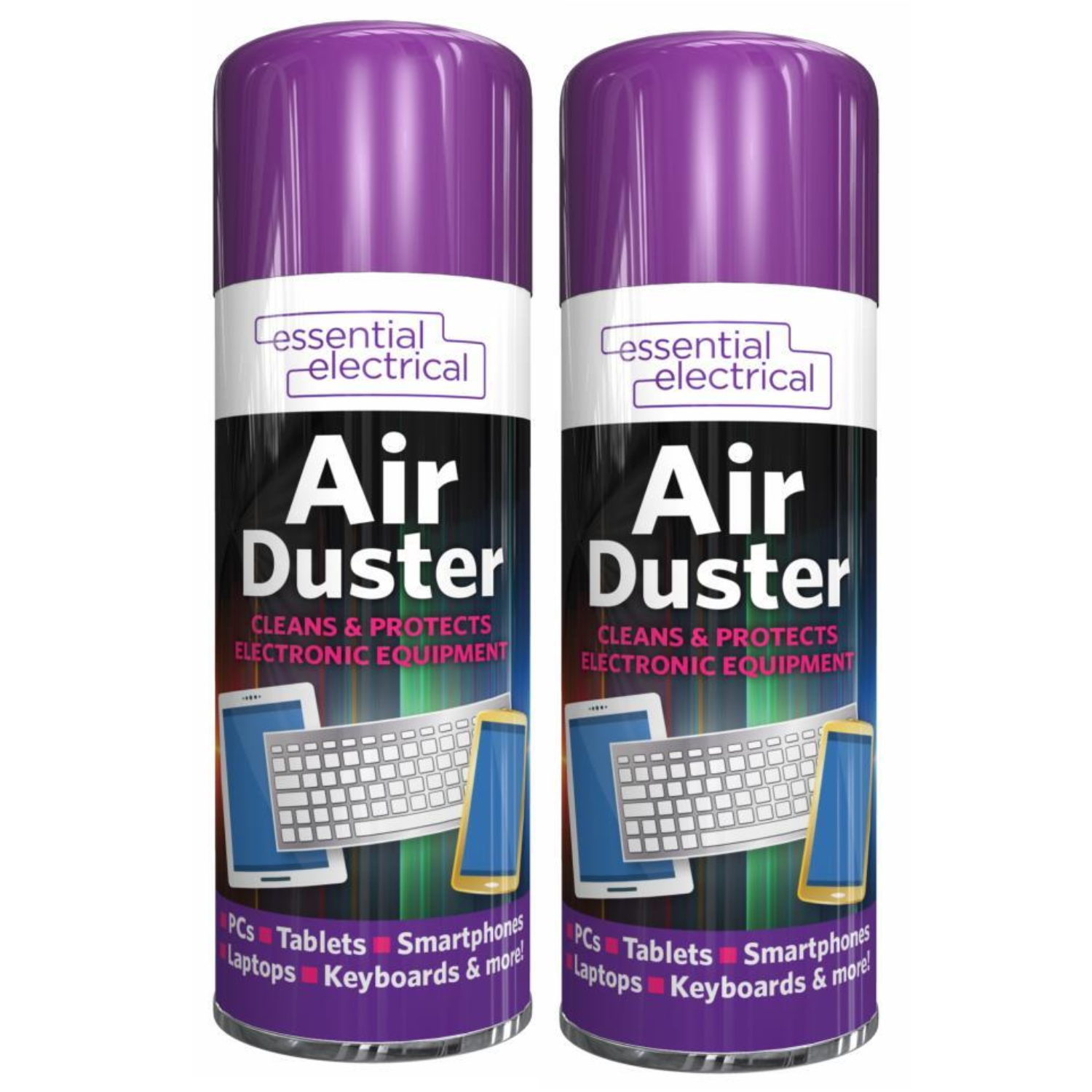 400ml Air Duster Aerosol Spray Cans Compressed Clean Keyboard ...