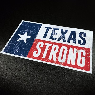 Texas Strong Flag - Sticker | eBay