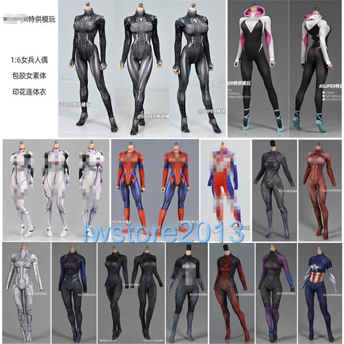 1:6 Tights Bodysuit Clothes Outfit For 12" Female Phicen TBL JO Figure ...