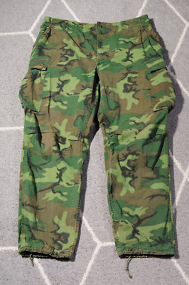 ERDL RDF Lowland Camouflage (Green Dominant) Jungle Ripstop Large Reg ...
