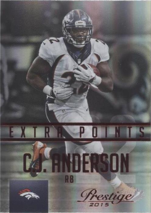 2015 Panini Prestige - C.J. Anderson #160 Extra Points Red for sale ...