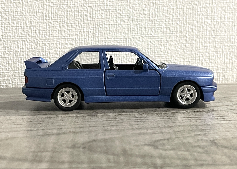 RARE MATTE BLUE 1986-1991 BMW M3 (E30) CAR 1/36 BRAND NEW DIECAST HTF ...