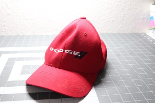 Dodge Chrysler Baseball Hat Black Logo Cap Ram 300 Charger Hemi S/M Red ...
