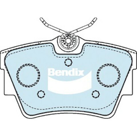 Fit Renault Trafic II 2.0 Dci Van 2001 on Rear Disc Brake Pads BENDIX ...