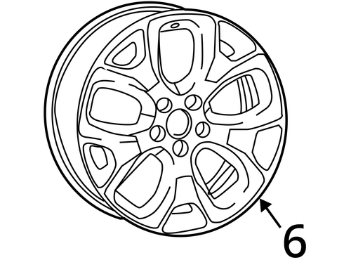 Factory OEM 18" Wheel Fits 2017-2021 JEEP COMPASS 5VC281STAA | eBay