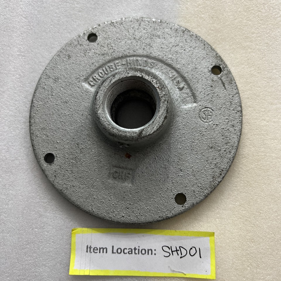 Crouse-Hinds GRF12 / 9342-B Condulet Hub Cover 3/4" Hub | eBay