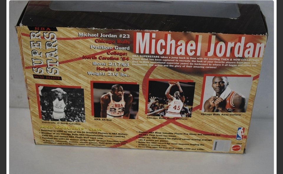 MATTEL Michael Jordan “Then And Now” Collection Figures 1999 NBA ...