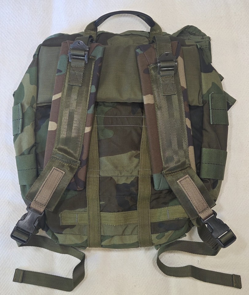 NOS M81 Woodland Modified ALICE Pack Small w Enhanced Shoulder Straps ...