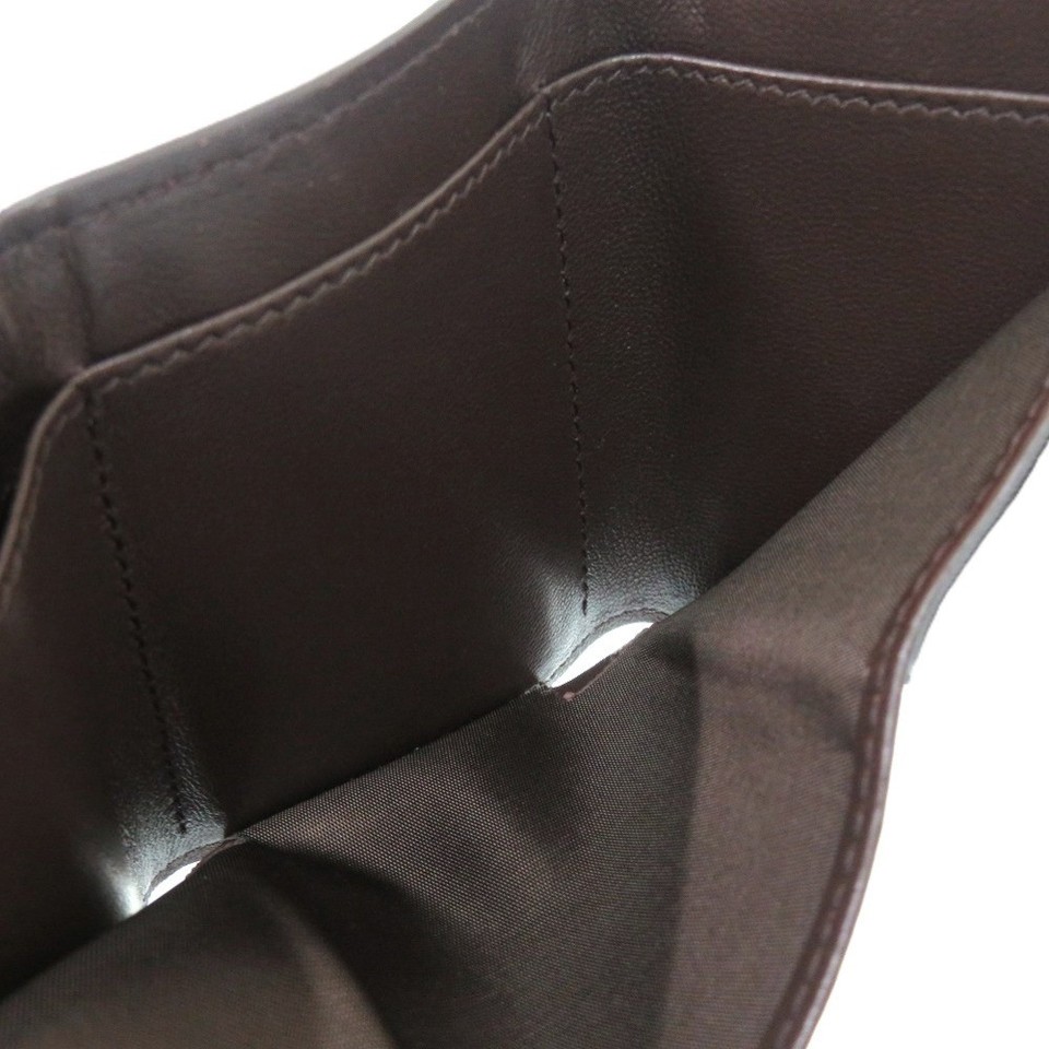 AUTHENTIC VALENTINO Loco Toile Iconograph Tri-fold wallet Brown Canvas ...