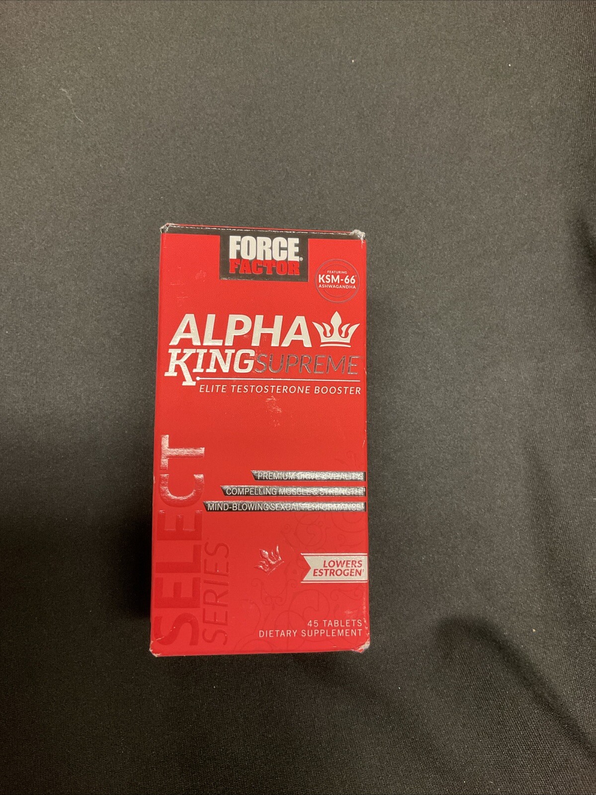 Force Factor Alpha King Supreme TEST X180 DietarySupplement - 45 ...