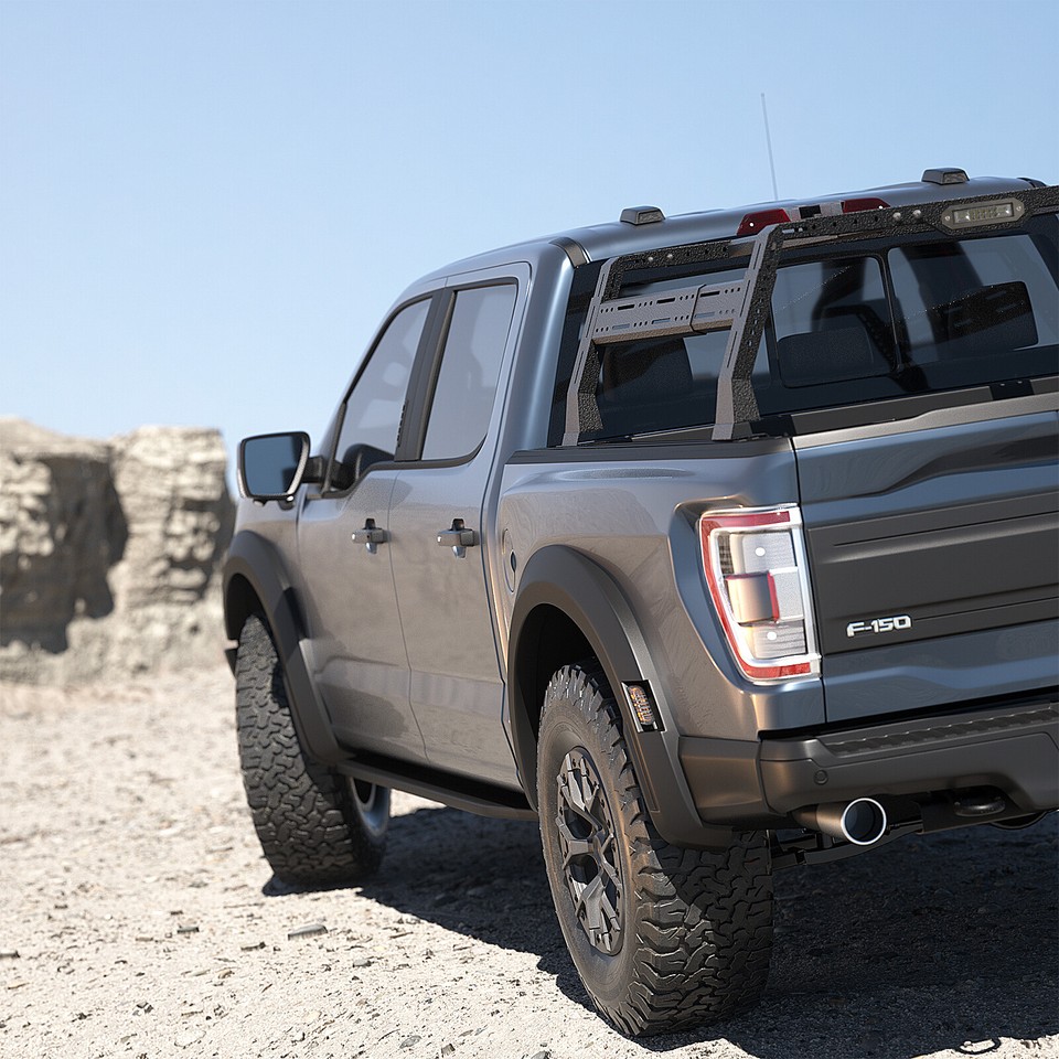 Universal Pick-up Truck Overland Trunk High Bed Rack Cargo Luggage ...