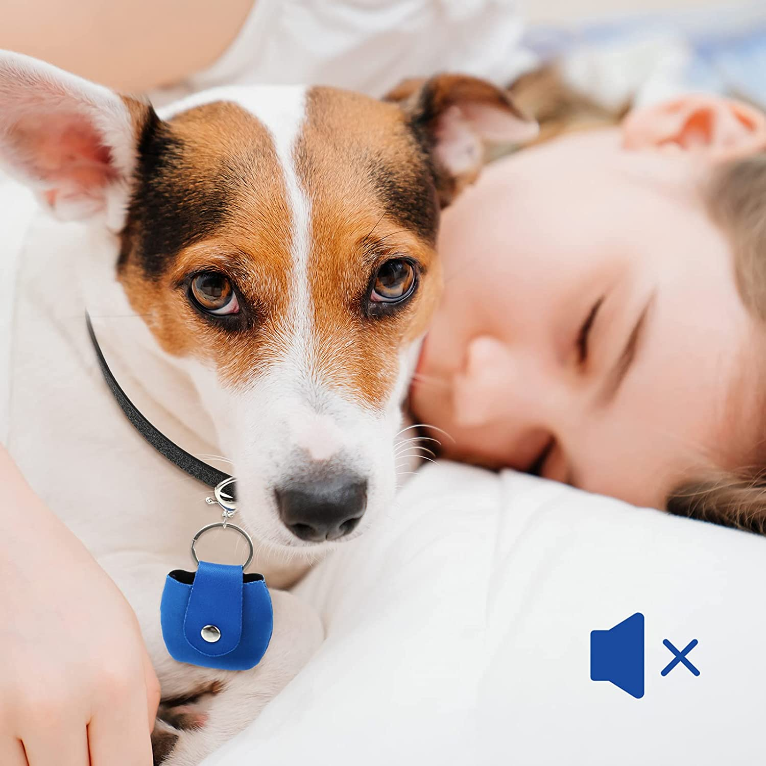 Dog Tag Holder 2 Pieces Pet Dog Tag Silencer Quiet Spot Dog Tag Dog Tag ...