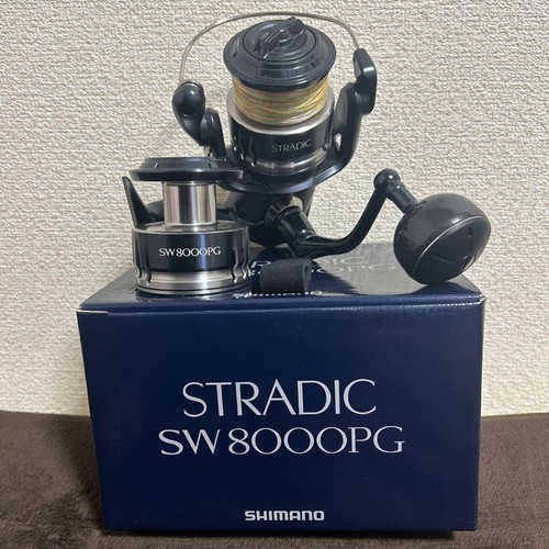 Shimano 20 Stradic SW 8000PG Spinning Reel with Spare Spool Right Hand ...