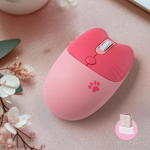 2.4G Wireless Mouse, USB Receiver Plug and Play, Compatible with Laptop ...