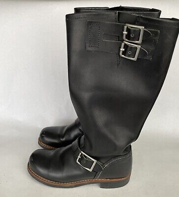 RED WING WOMEN'S BLACK LEATHER BOOTS 3350 - SIZE 6.5 B | eBay