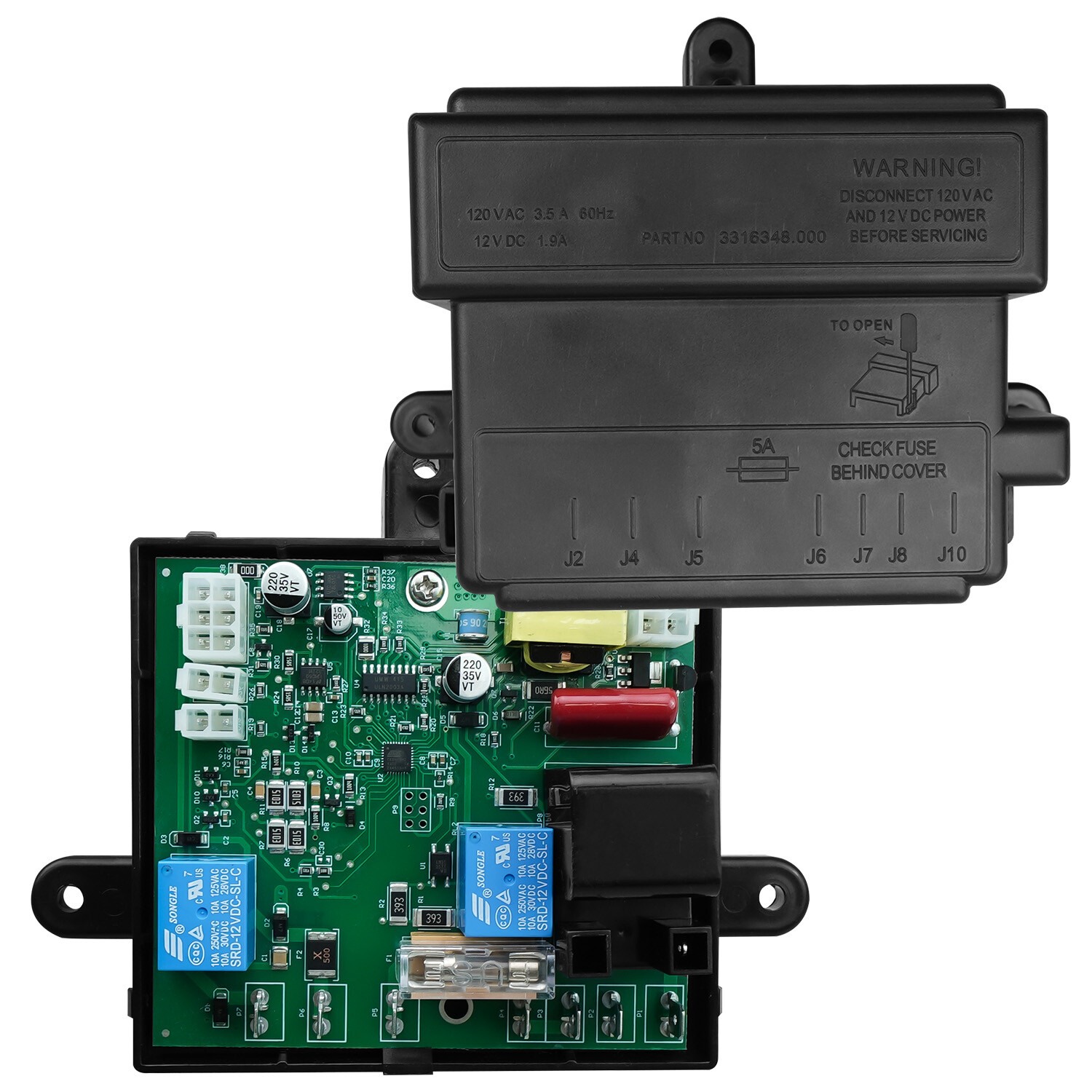 RV Fridge Circuit Board 3316348.9 Fit Dometic RM2652 RM2852 & More ...