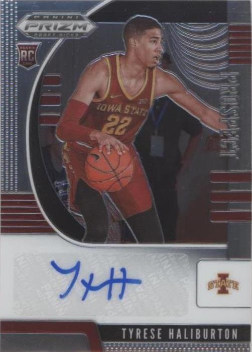 2020-21 Panini Prizm Draft Picks - Prospect Autographs Tyrese ...